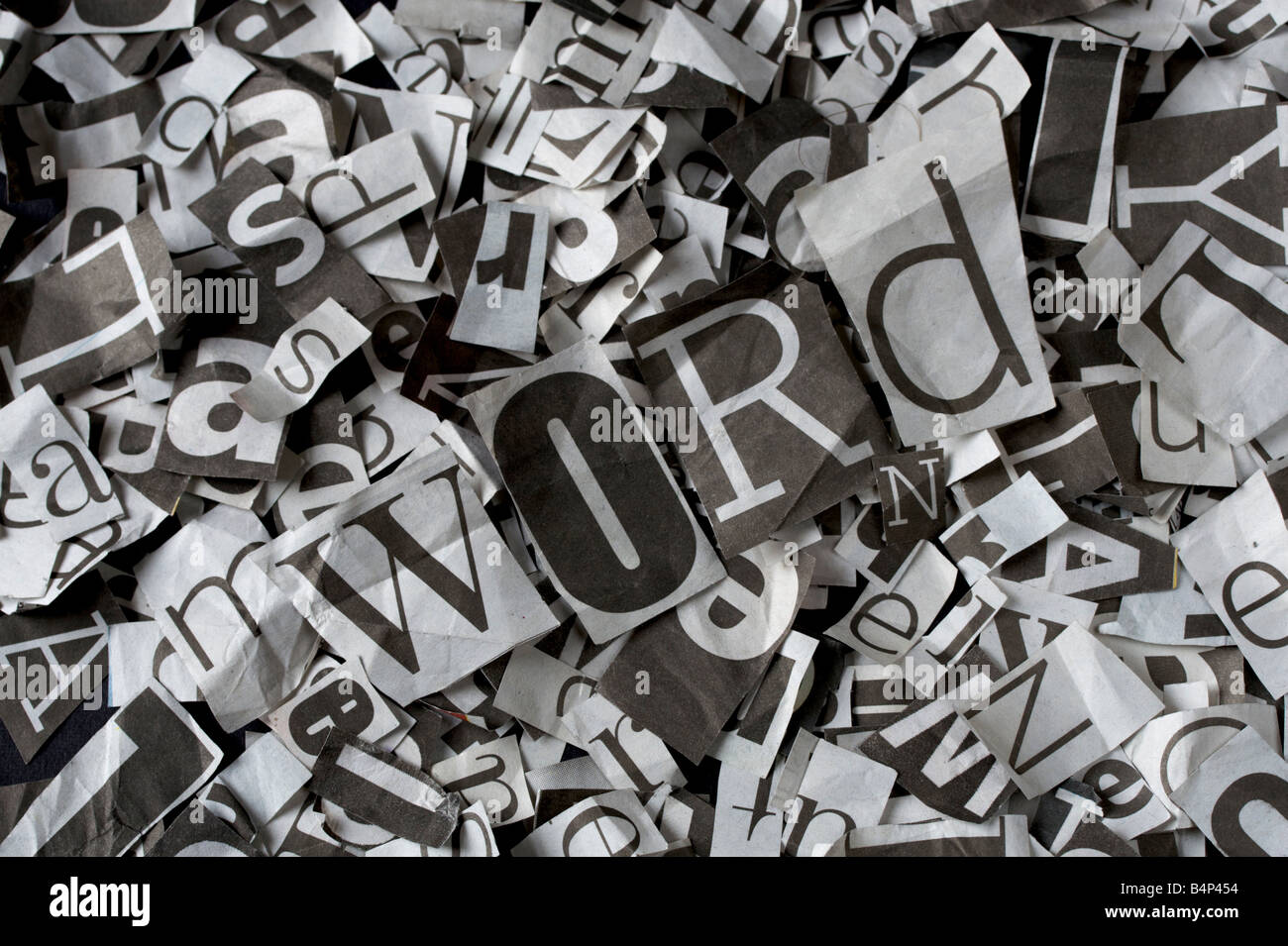 Newspaper word hi-res stock photography and images - Alamy