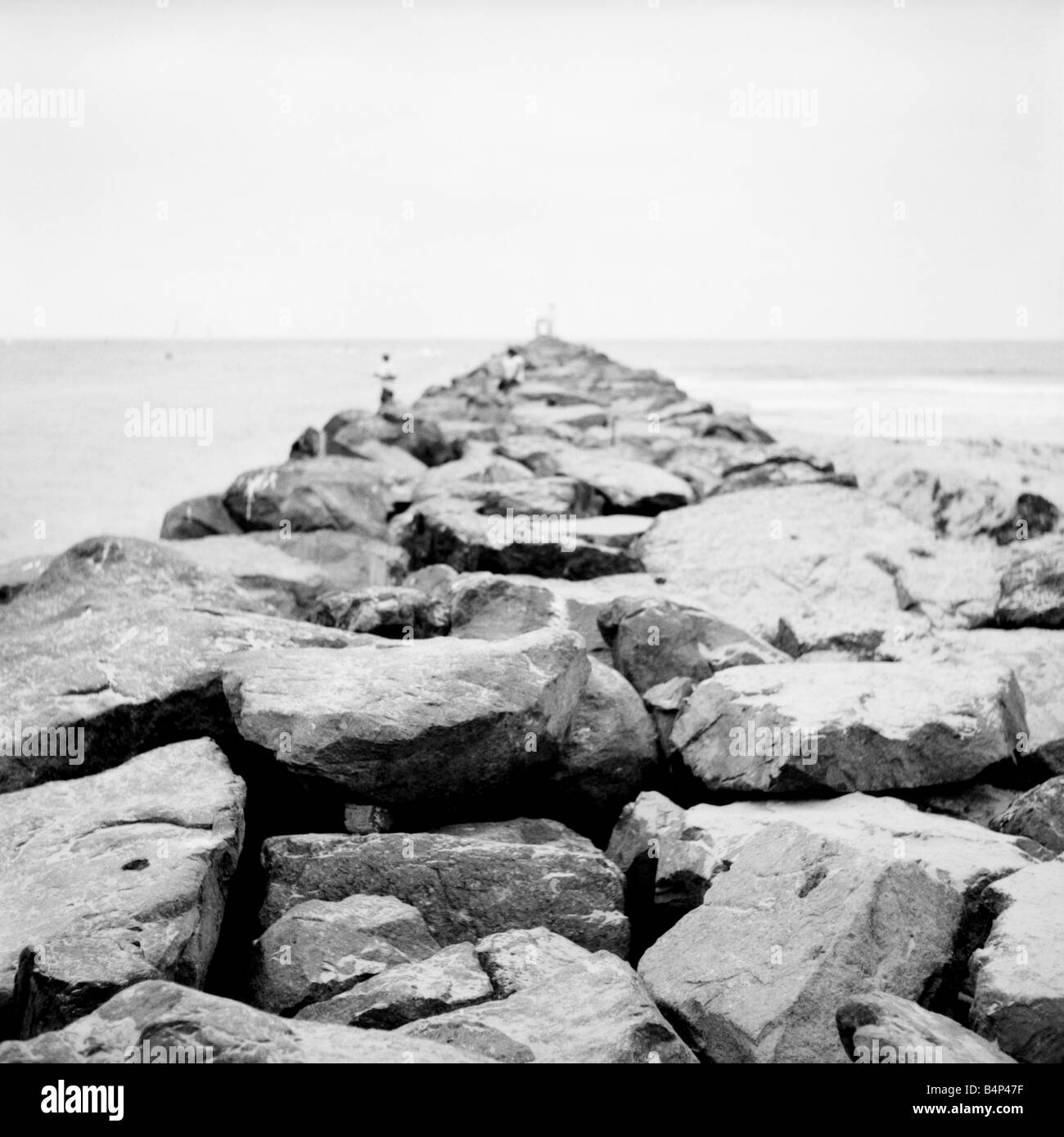 Rock jetty hi-res stock photography and images - Alamy