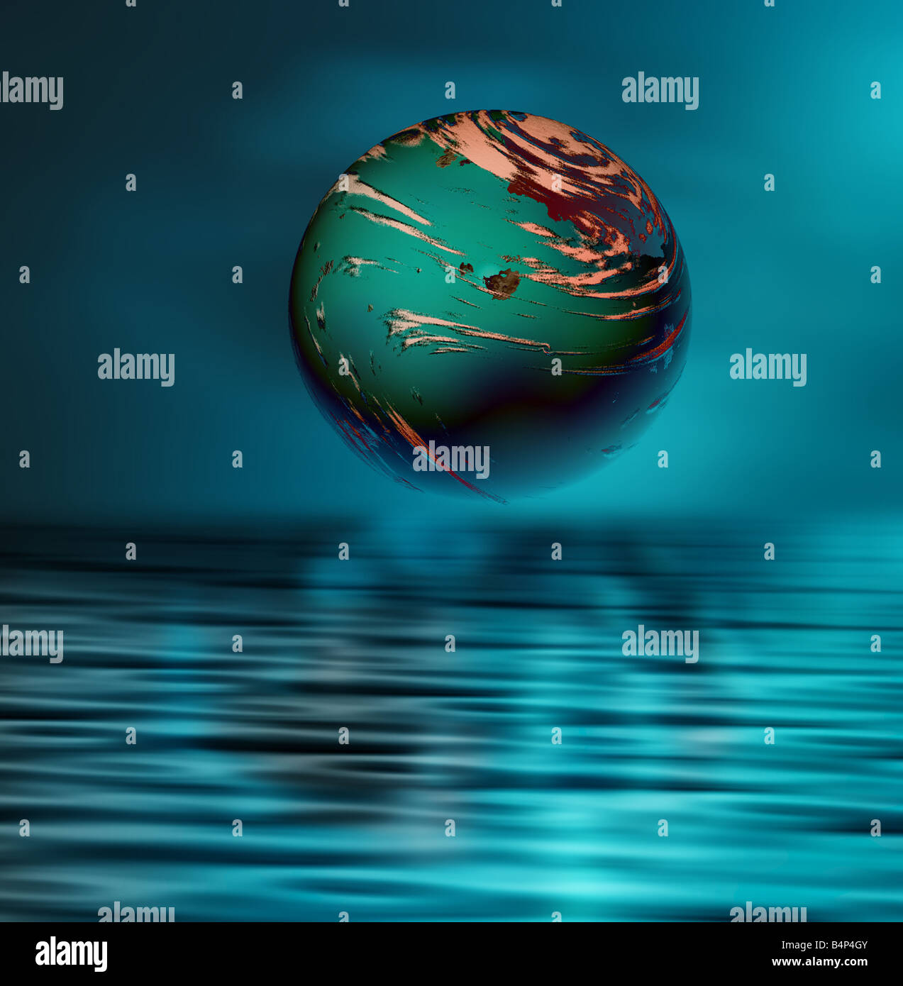 Digital planet solar system hi-res stock photography and images - Alamy