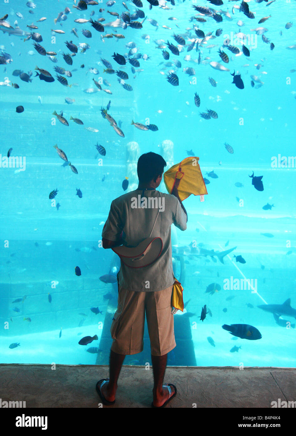 Atlantis Hotel, The Palm, Dubai, United Arab Emirates. Water Fun Park ...