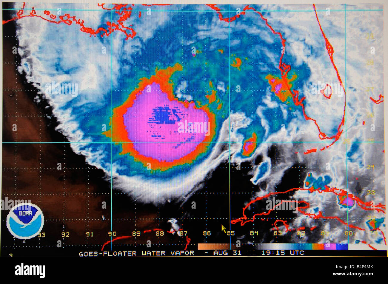 Hurricane Katrina Radar Map