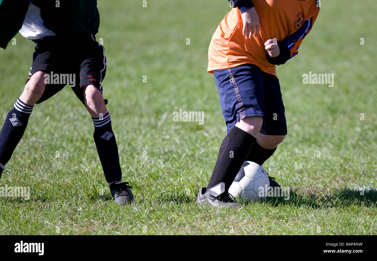 A Saturday league soccer football match game Stock Photo - Alamy
