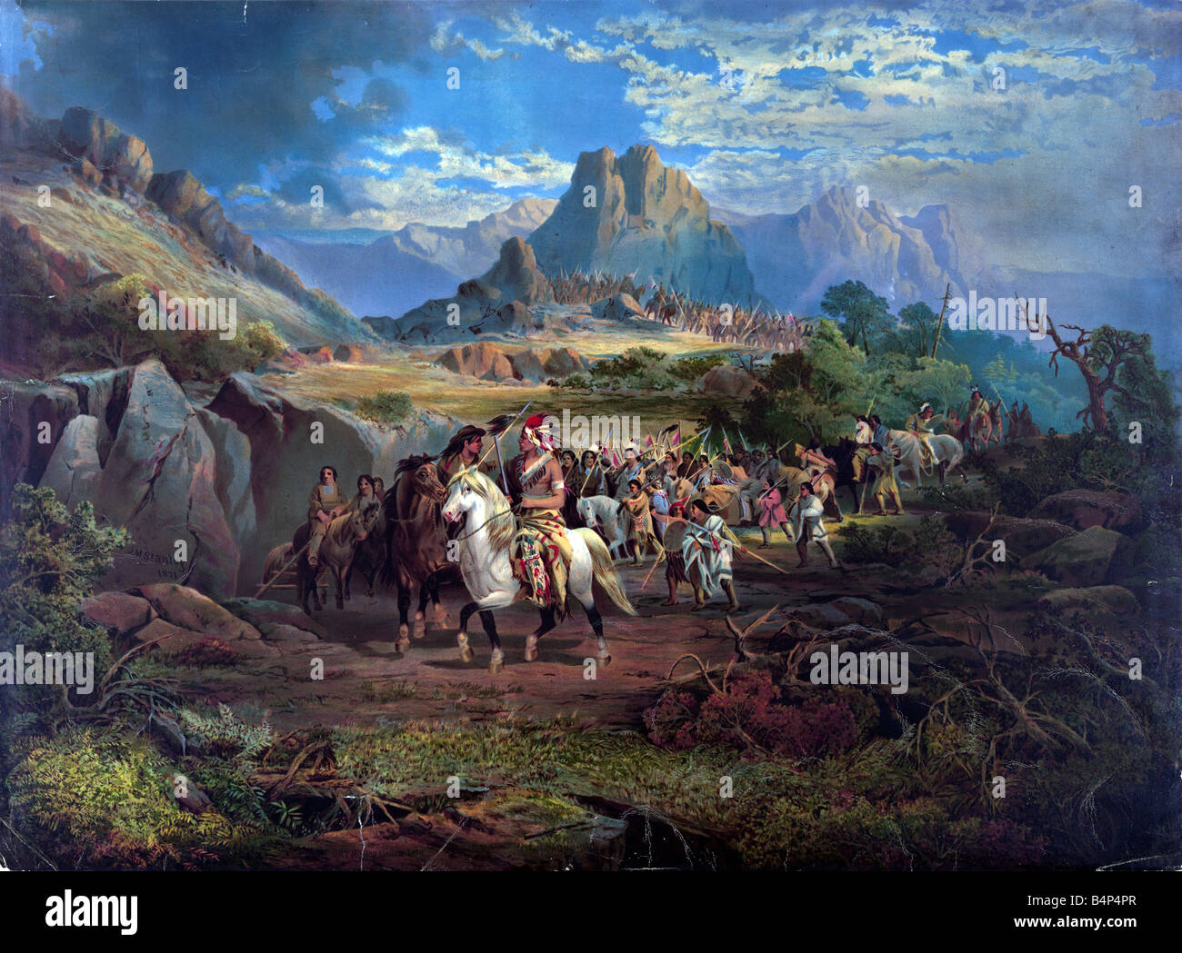 Massacre of native indians hi-res stock photography and images - Alamy