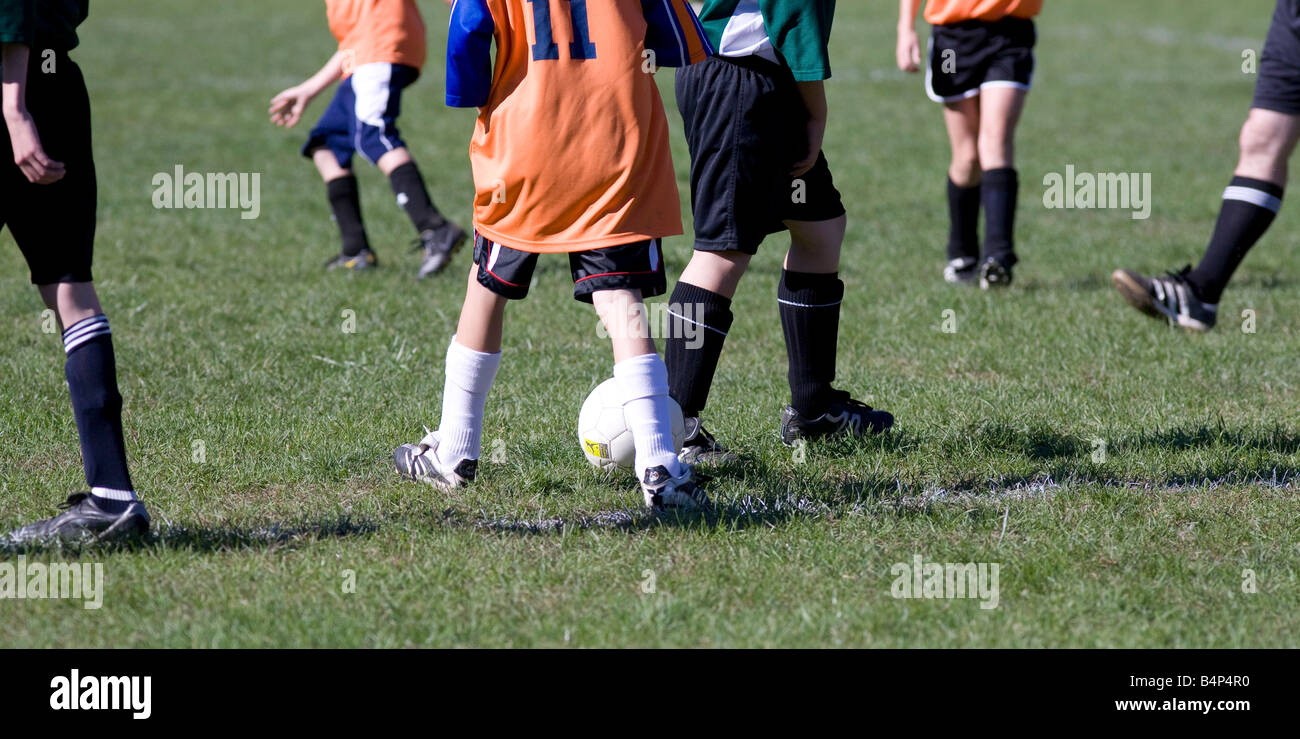 A Saturday league soccer football match game Stock Photo - Alamy