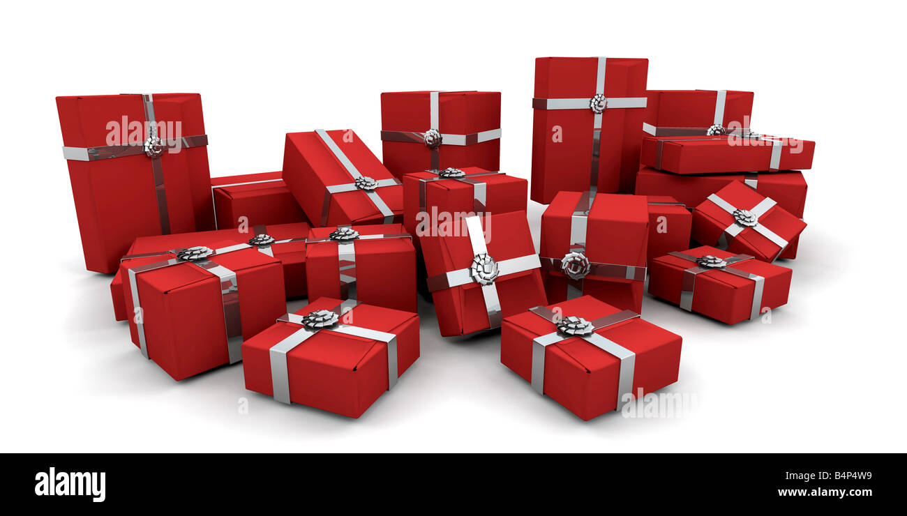 3d gift boxes hi-res stock photography and images - Alamy