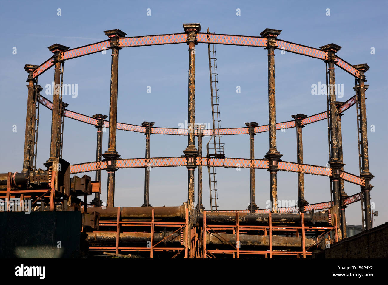 KIngs Cross Gasometer London Stock Photo - Alamy