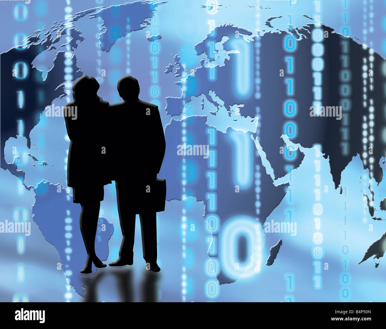 Abstract background depicting world trading Stock Photo - Alamy