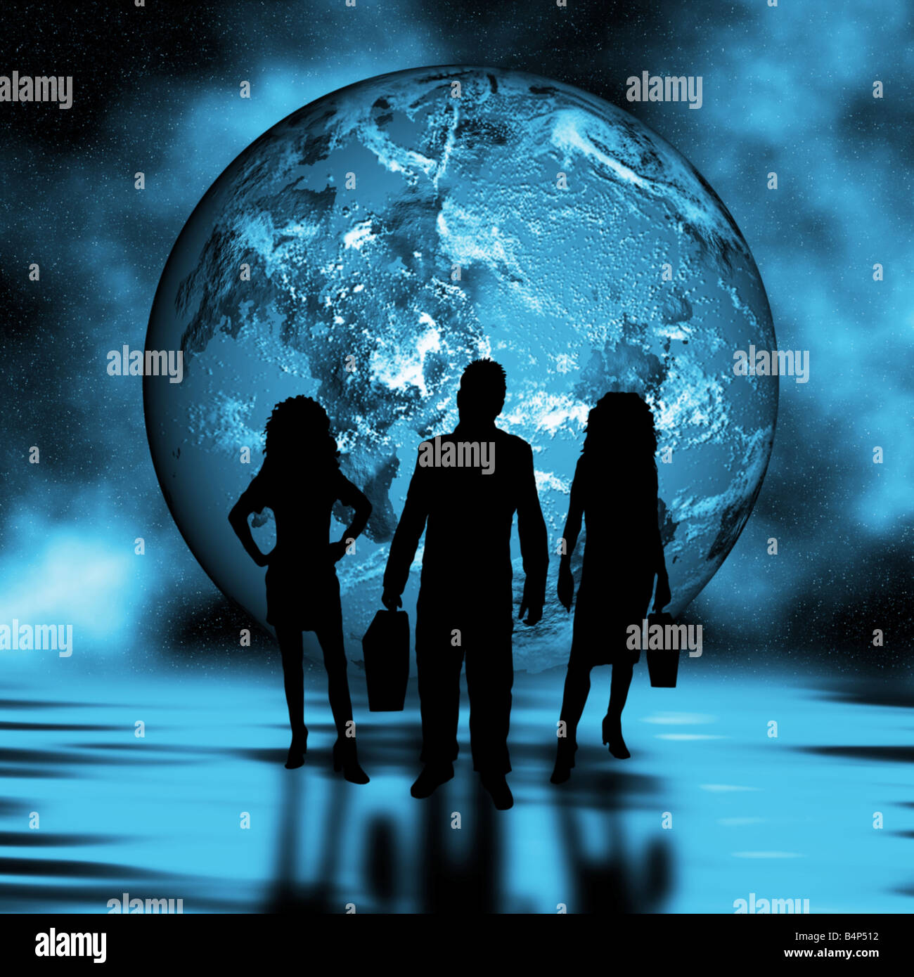 Abstract background depicting world trading Stock Photo - Alamy