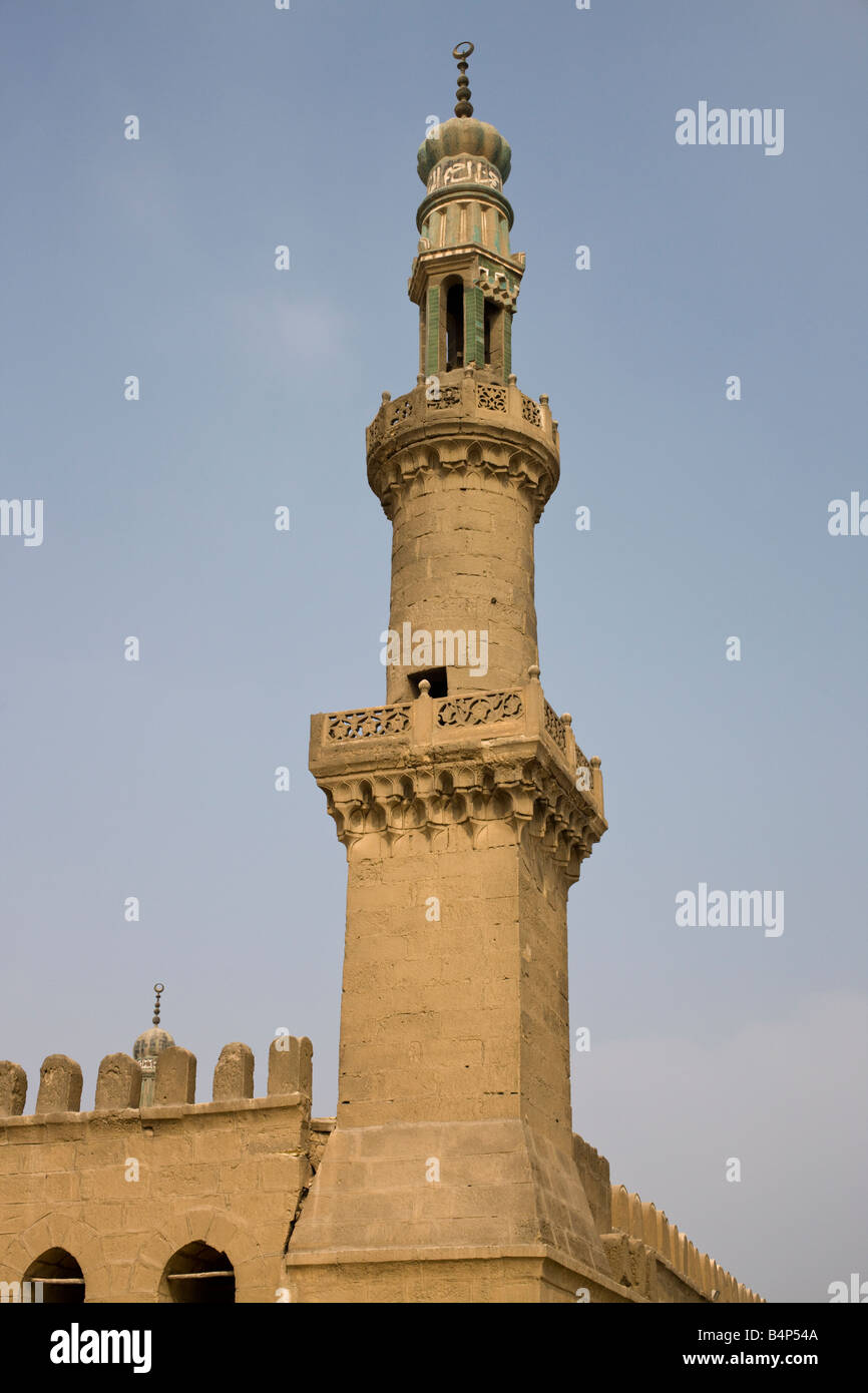 Cairo Citadel, minaret of al Nasir Muhammad mosque Stock Photo - Alamy