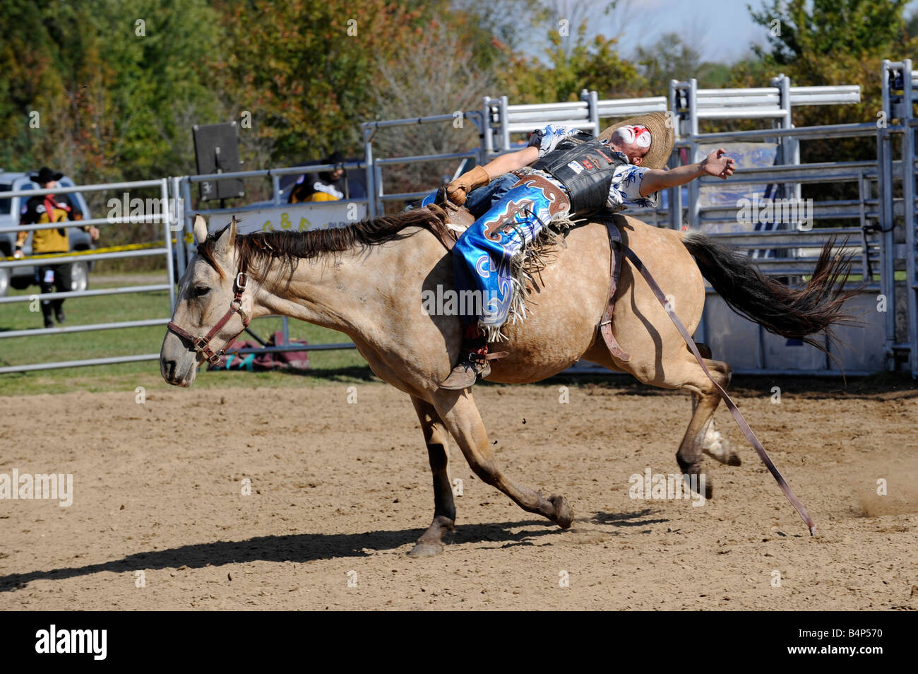 Youth saddle bronc riding hi-res stock photography and images - Alamy