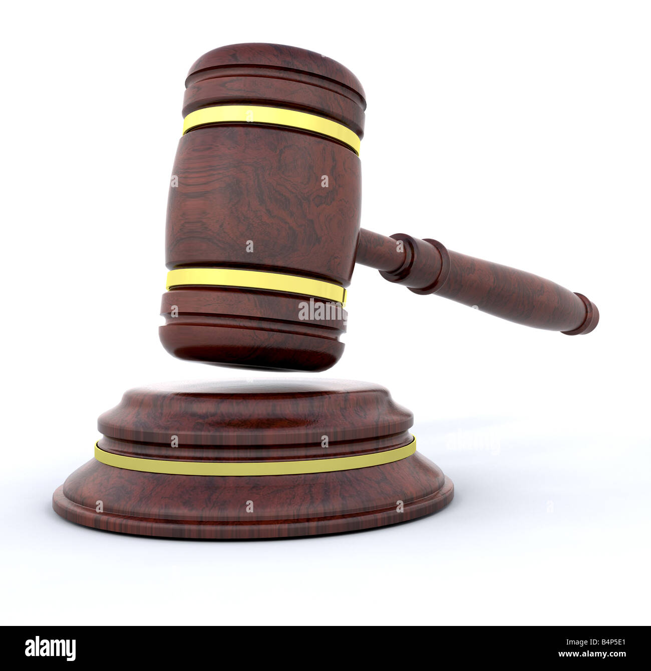 3D render of a gavel Stock Photo - Alamy