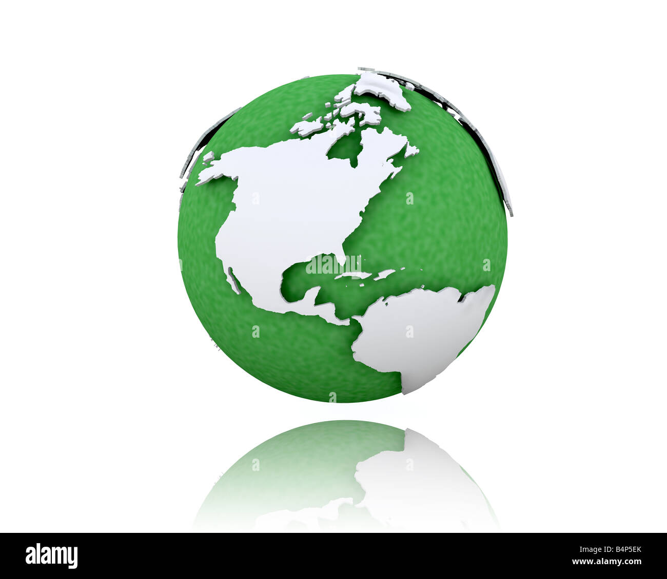 3d globe map hi-res stock photography and images - Alamy