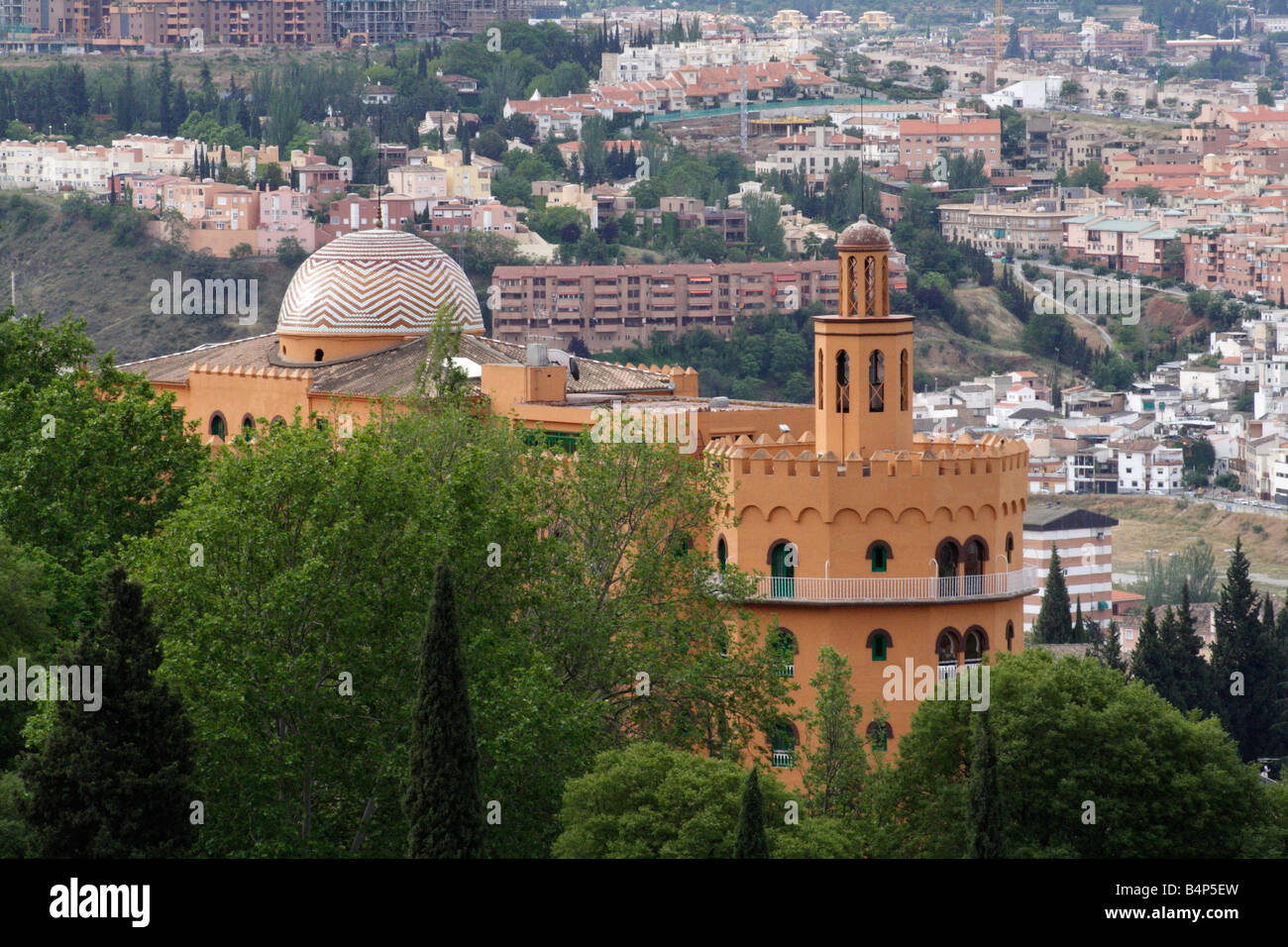 View of the Alhambra Palace Hotel, Granada Stock Photo - Alamy