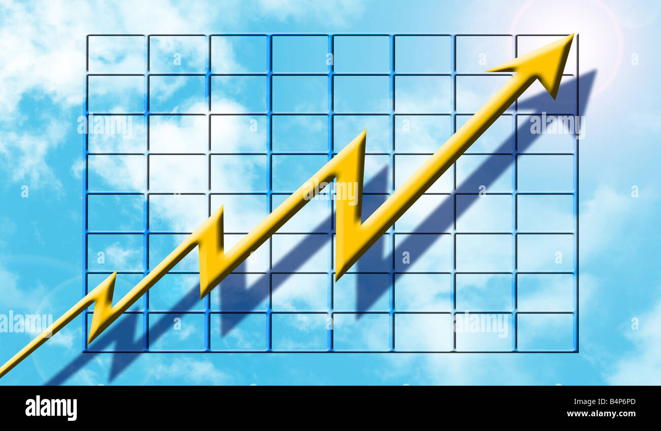 Background depicting rising profits Stock Photo - Alamy