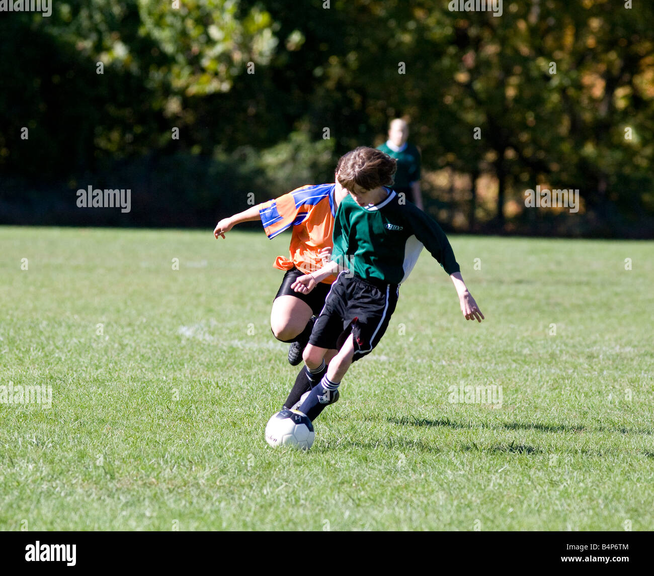 A Saturday league soccer football match game Stock Photo - Alamy