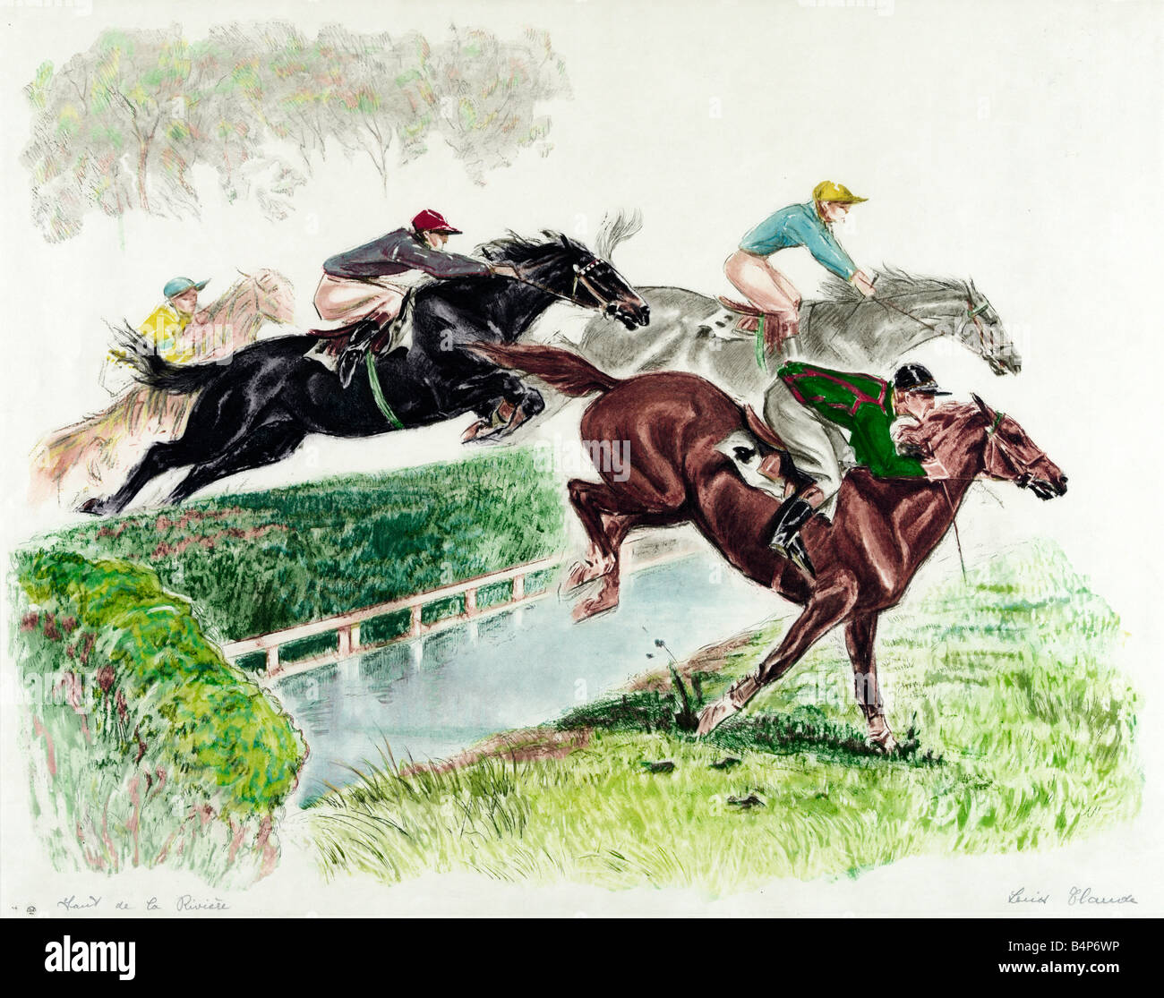 Horse Racing Drawing