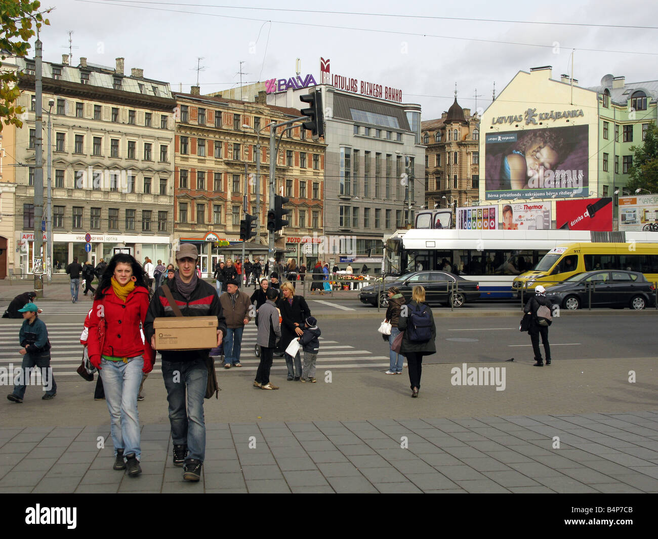 People in Riga, Latvia Stock Photo - Alamy