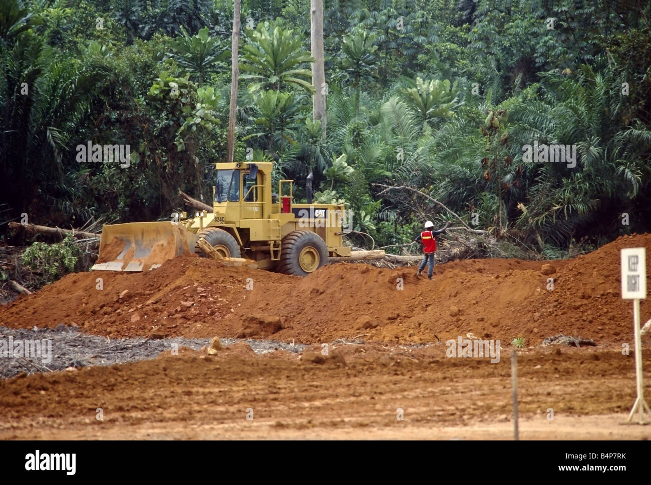 Earthwork at a Goldmine Site in Ghana Stock Photo - Alamy
