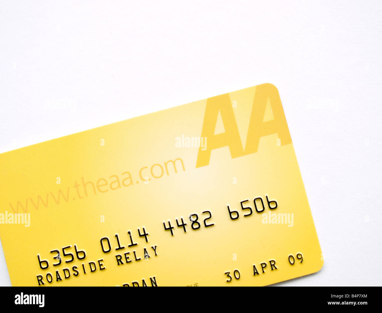 Automobile Association theAA AA Membership Card Roadside Relay Stock ...