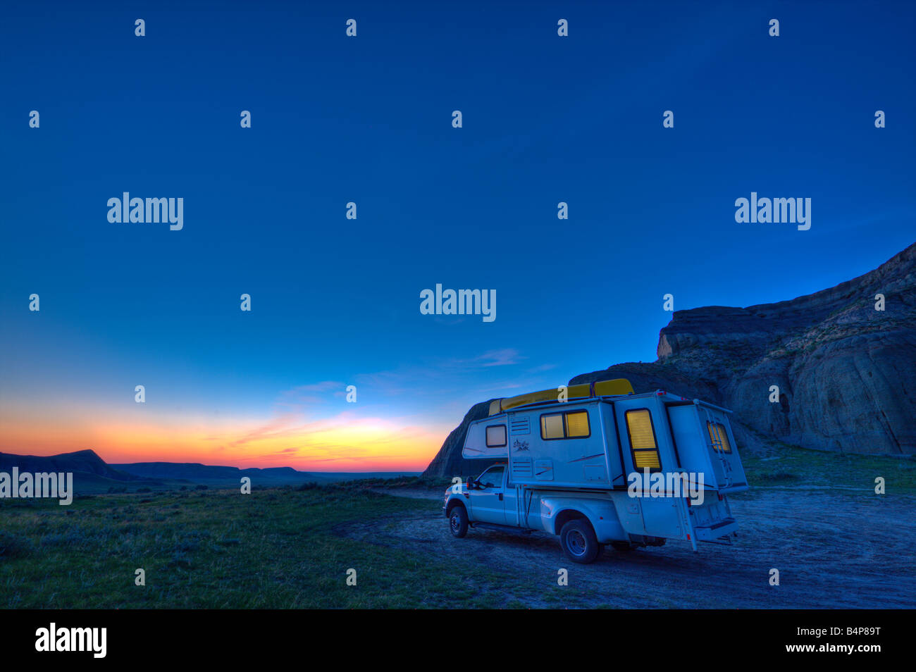 Big camper van hi-res stock photography and images - Alamy