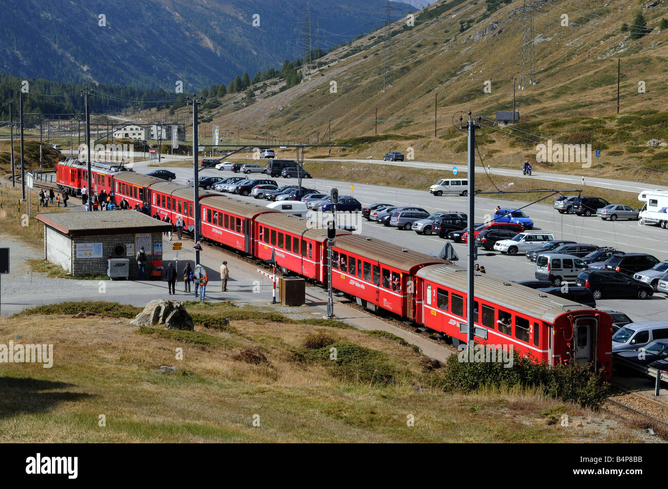 Rhatische Bahn Train High Resolution Stock Photography and Images - Alamy