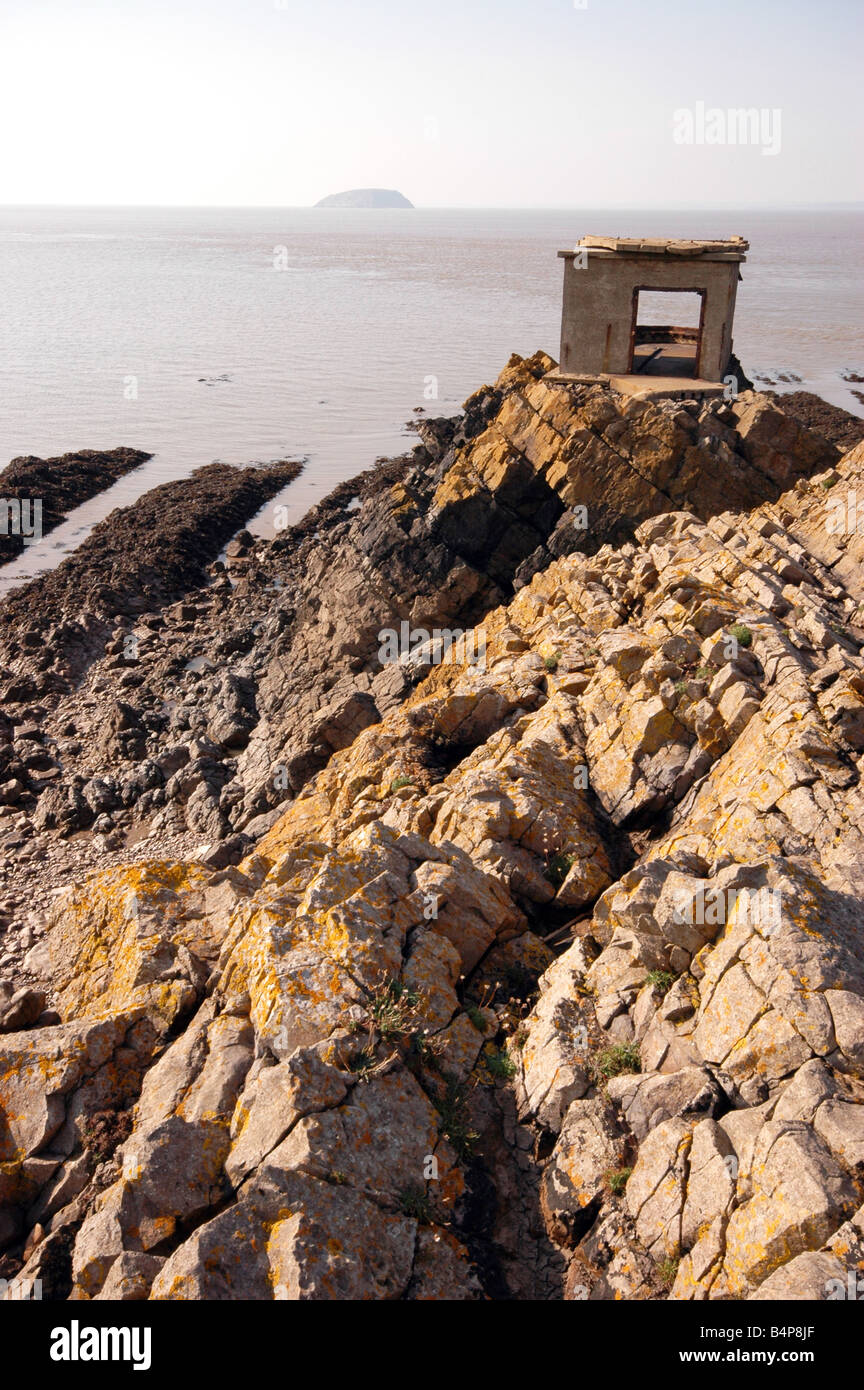 A World War II coastal battery searchlight position survives in poor ...