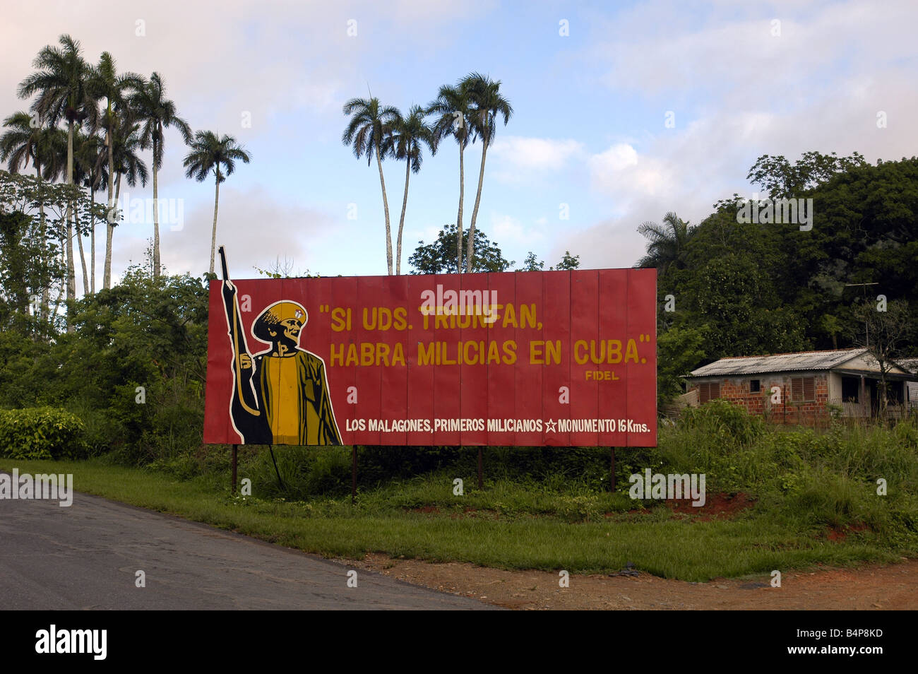 A communist sign in Cuba - 2006 Stock Photo - Alamy