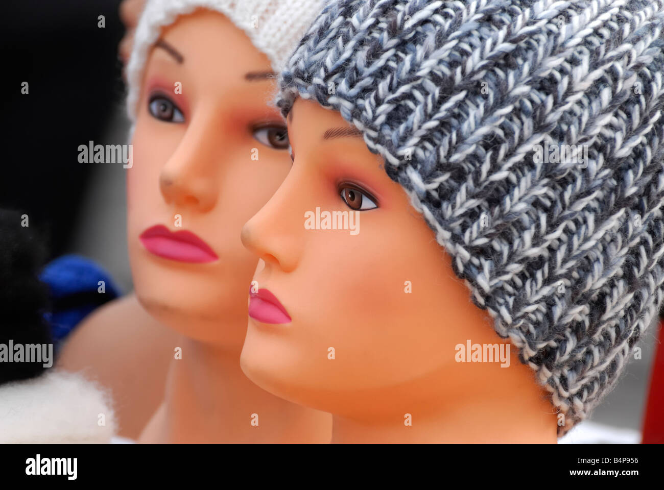 Dummy heads Stock Photo - Alamy
