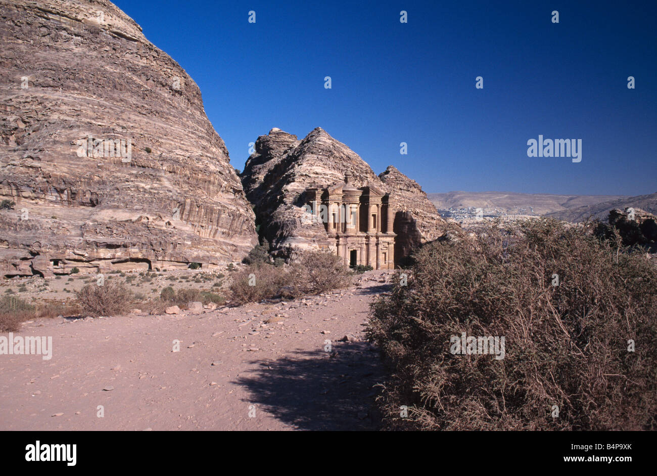 The Monastery in Petra, Jordan Stock Photo - Alamy