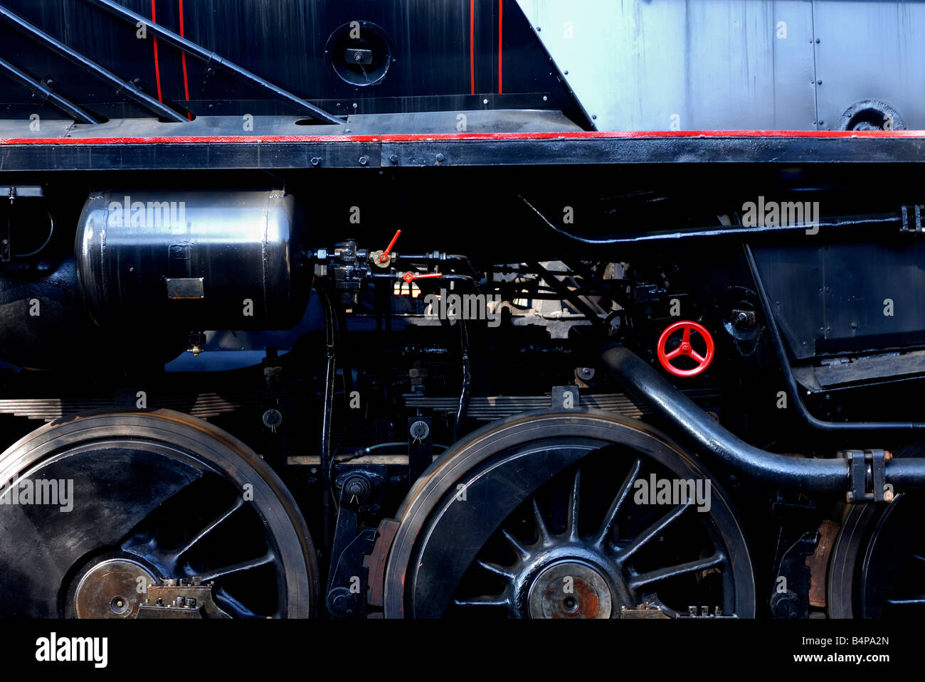 Steam Locomotive close up Stock Photo - Alamy