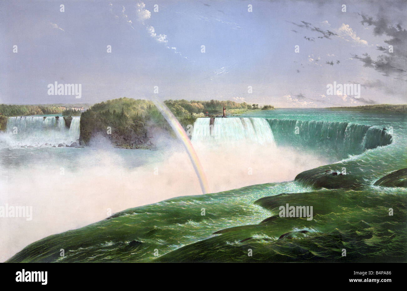 Niagara Falls Art Stock Photo - Alamy