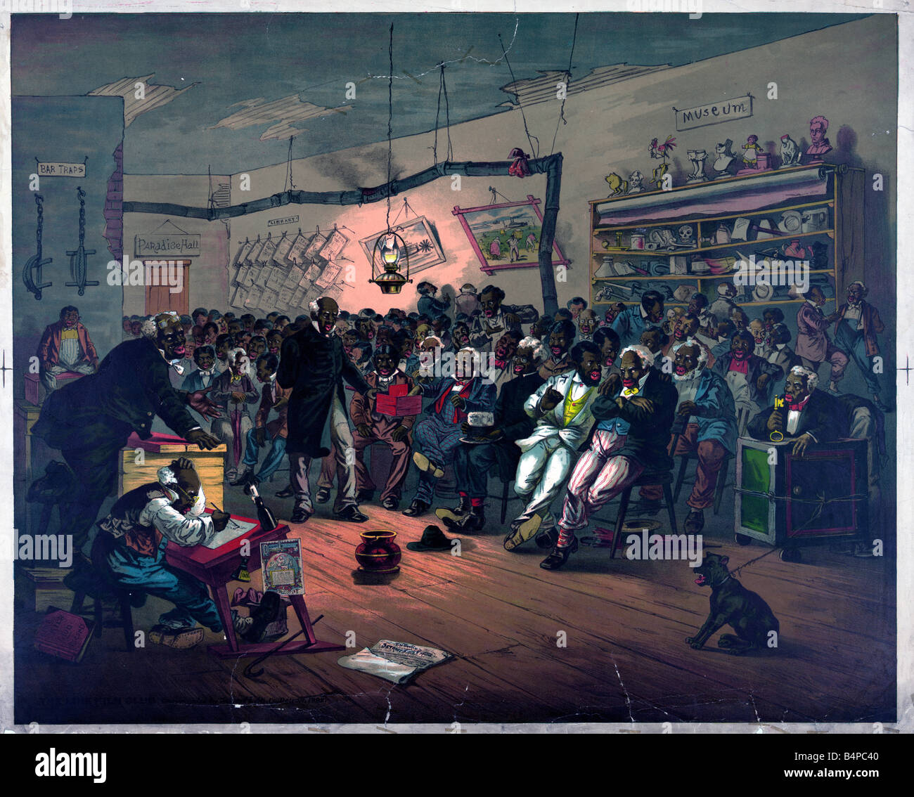 Scene at the Club Stock Photo - Alamy