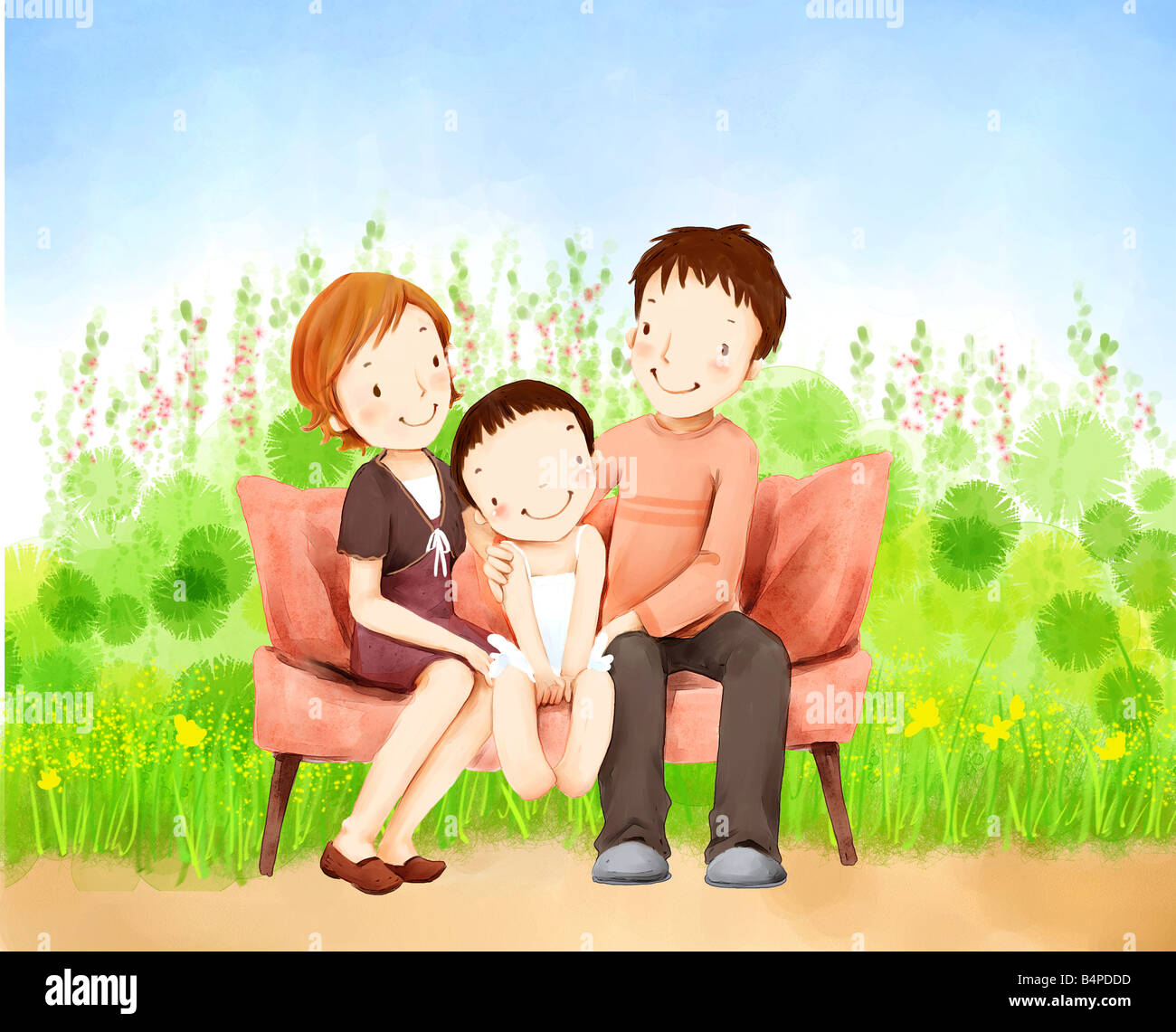 Illustration Representing Family High Resolution Stock Photography and ...