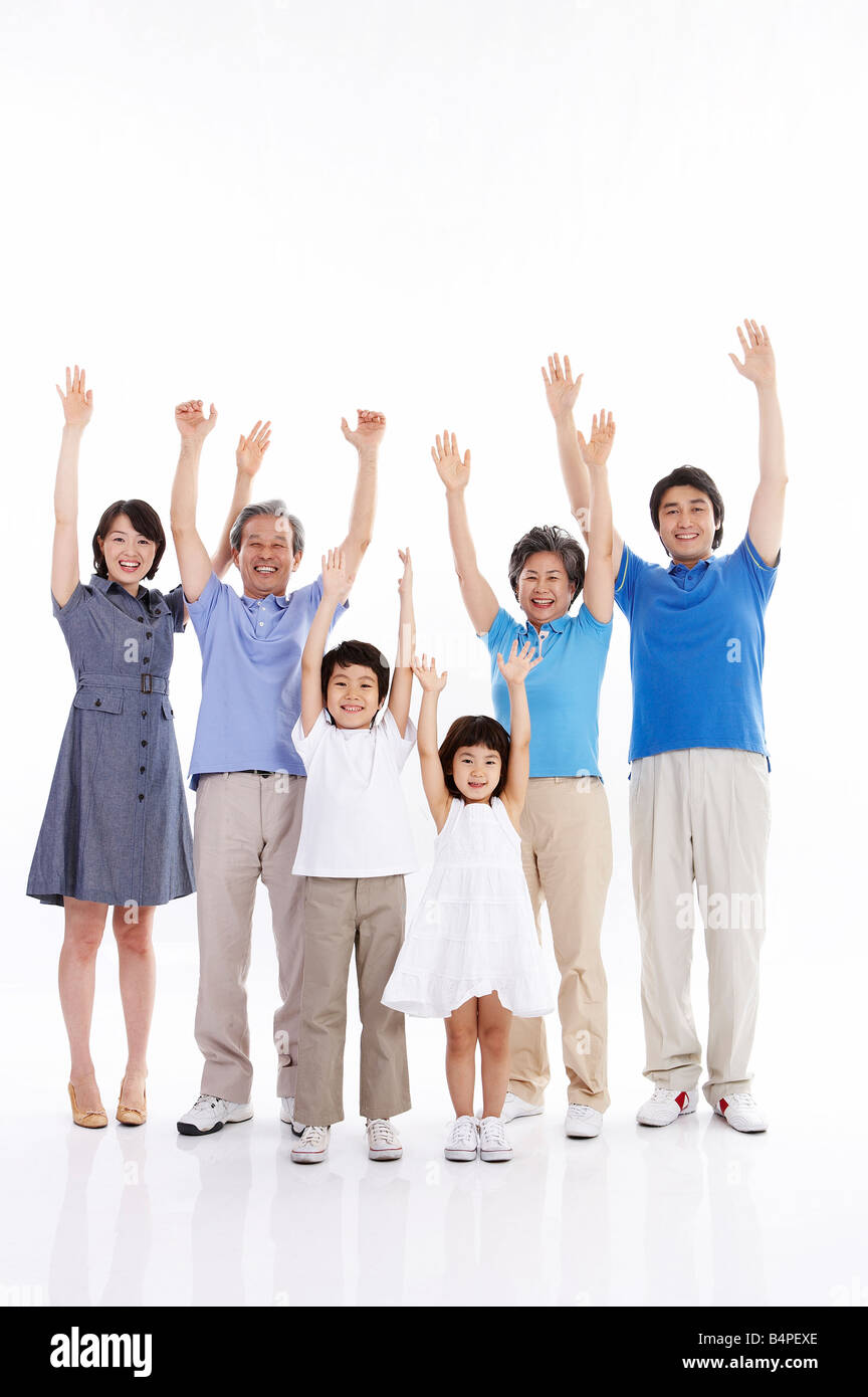 Medium full shot mother father hi-res stock photography and images - Alamy