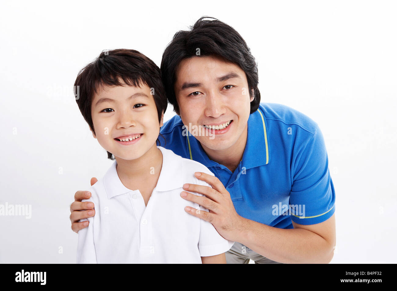 Portrait of father with son Stock Photo - Alamy