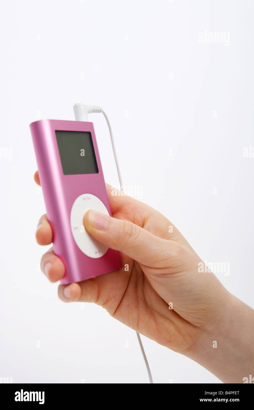 Hand holding ipod High Resolution Stock Photography and Images - Alamy