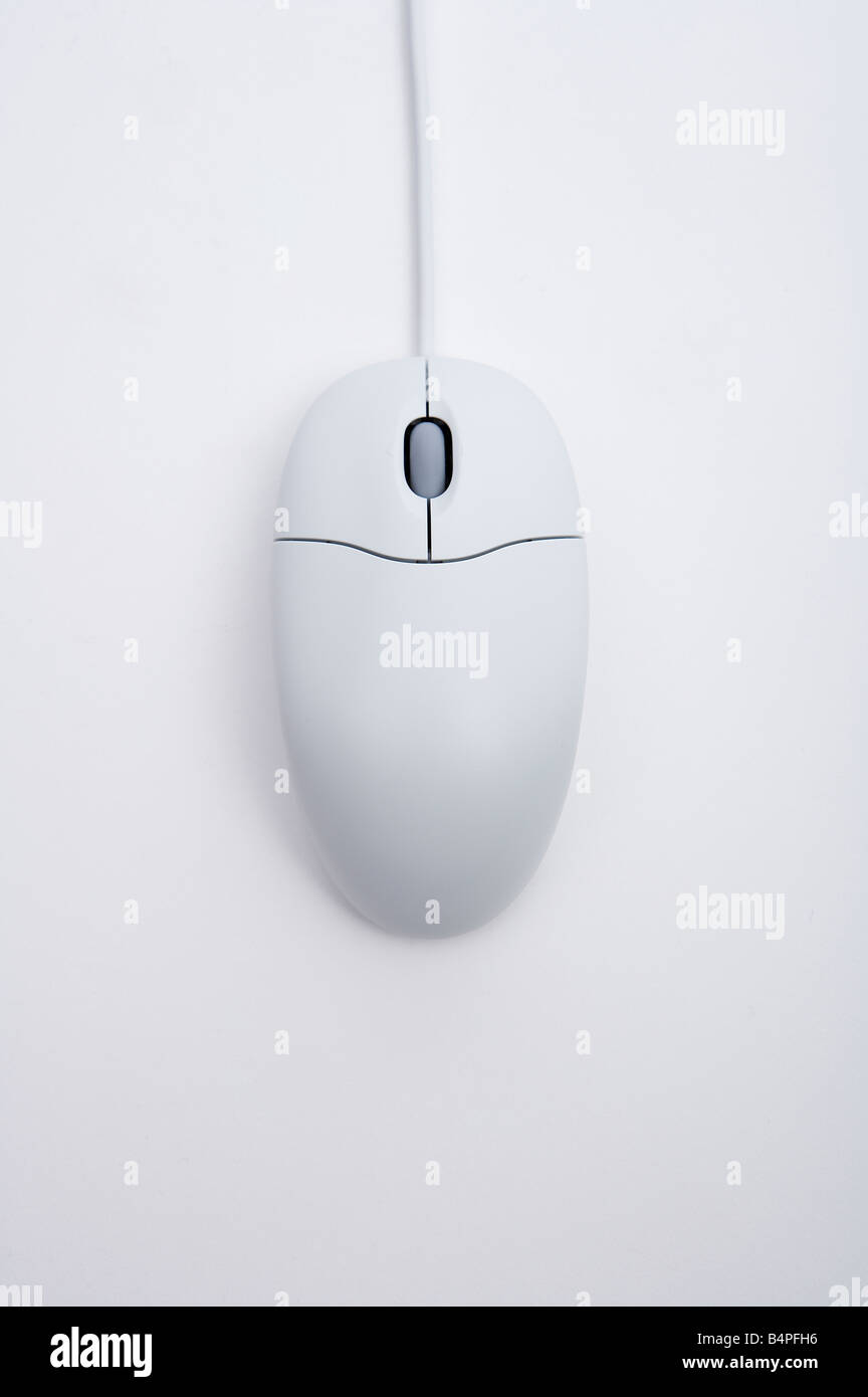 Computer mouse against white background Stock Photo - Alamy