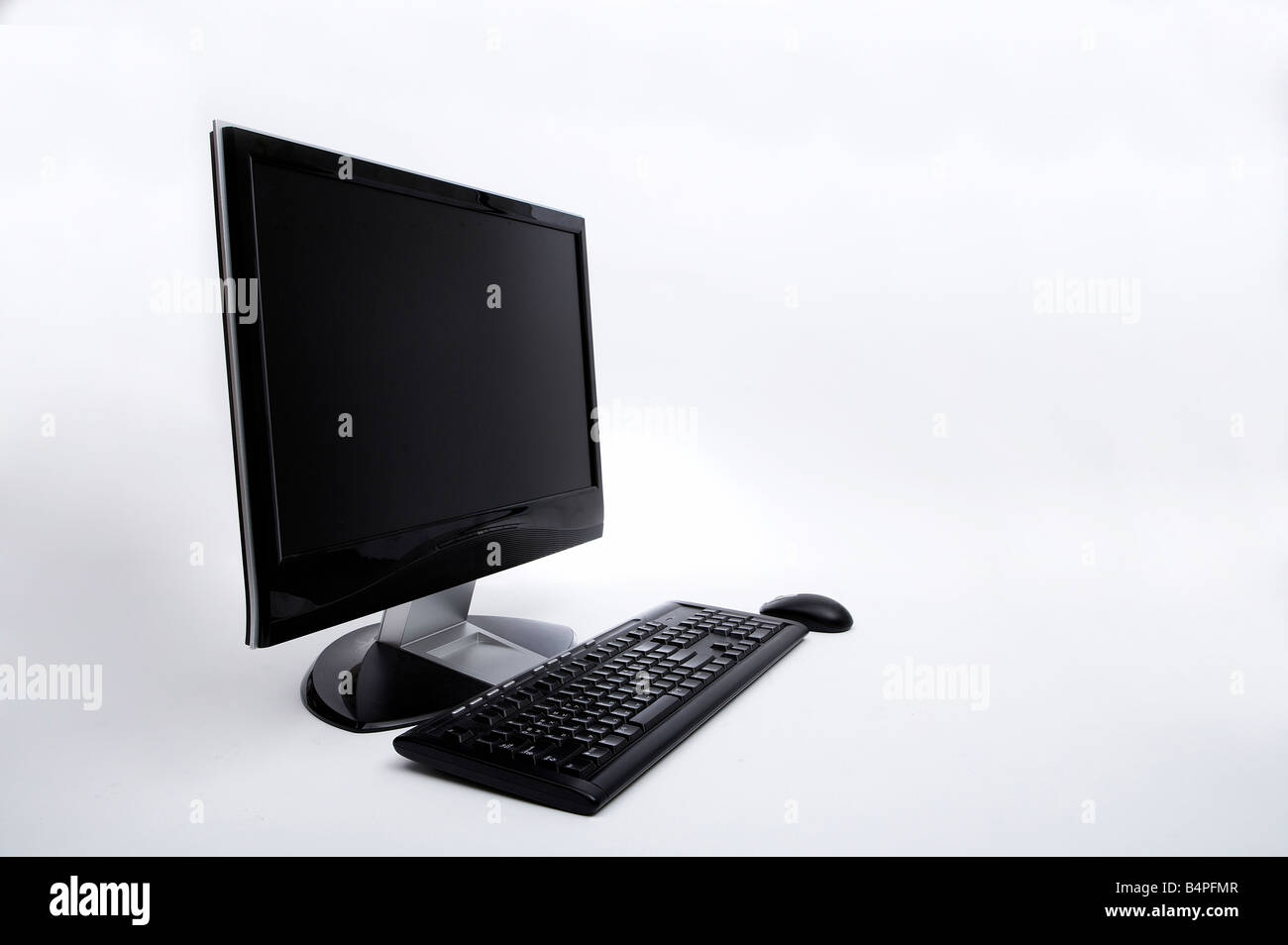 Flat screen computer Stock Photo - Alamy