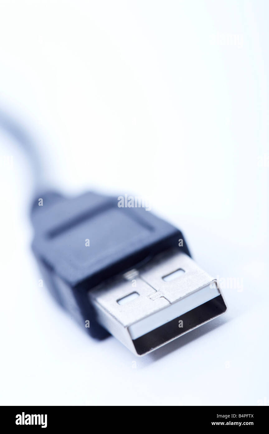 Close up of USB cable, studio shot Stock Photo - Alamy