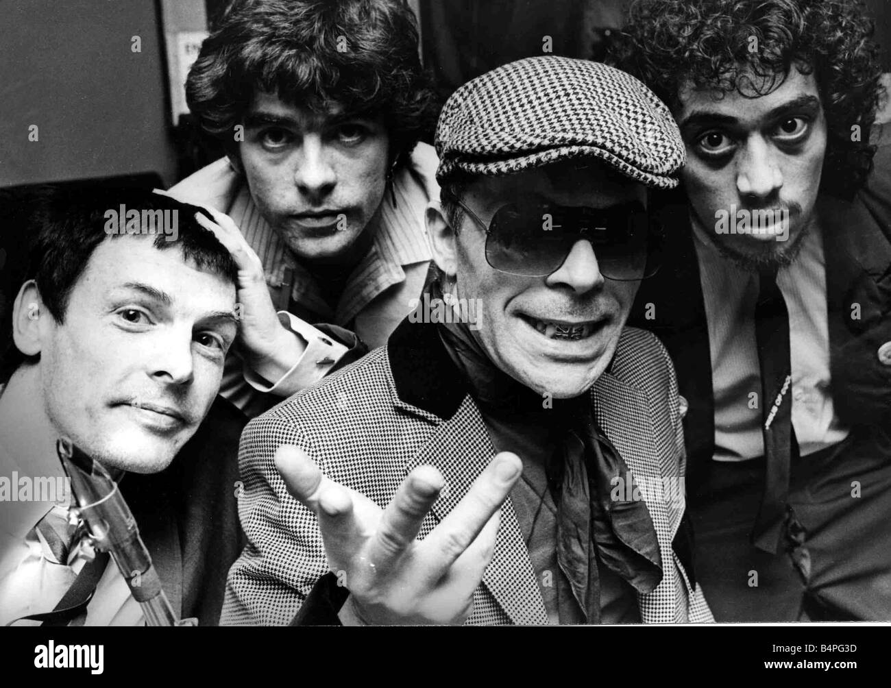 Ian Dury and the Blockheads at the Top Rank Suite in Cardiff before the ...