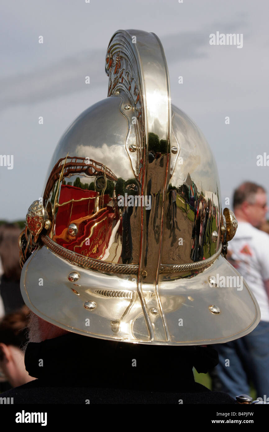 Fireman old fashioned helmet hi-res stock photography and images - Alamy