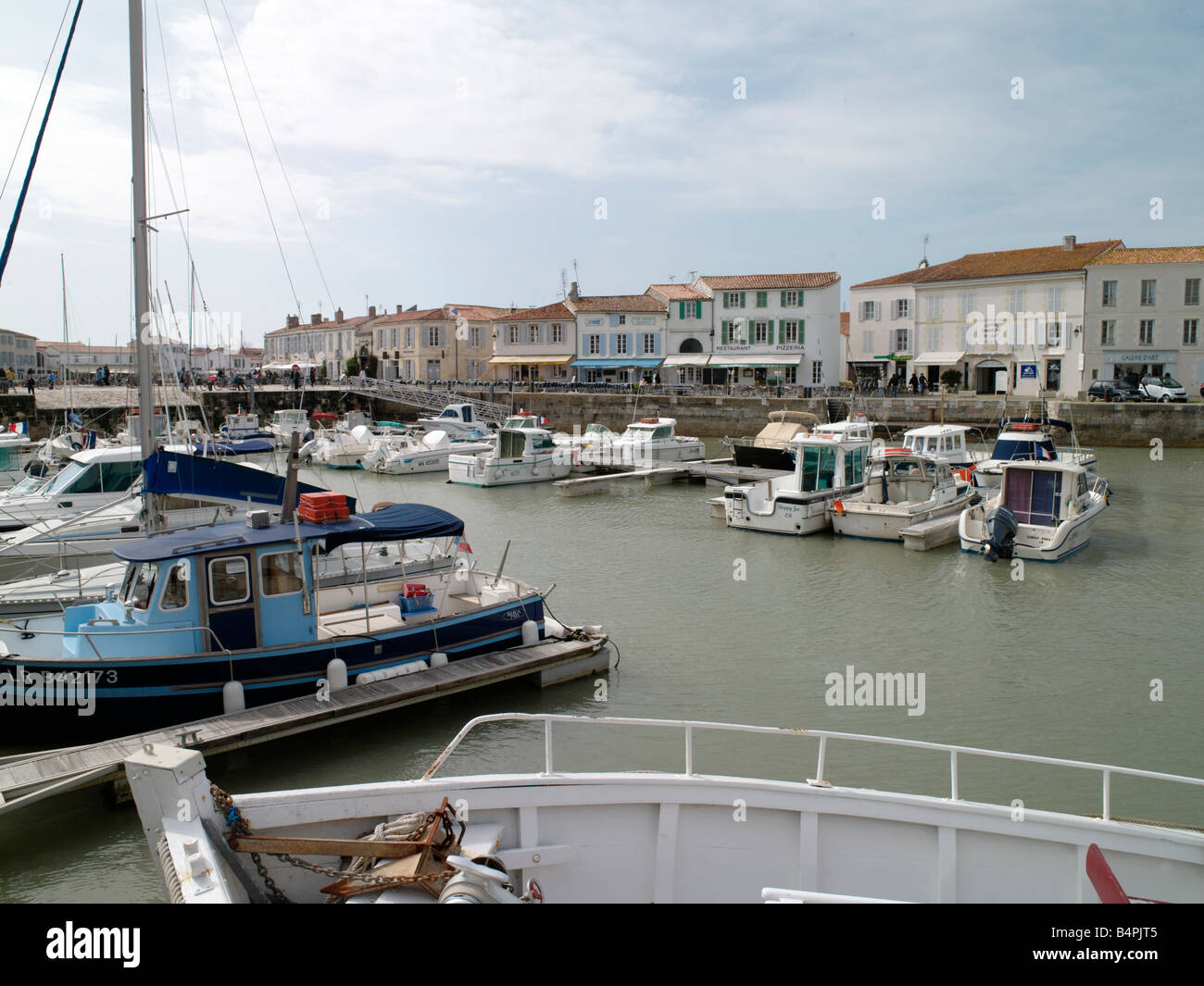 Port of Saint Martin on the Island of Ile De Ré West coast of France ...