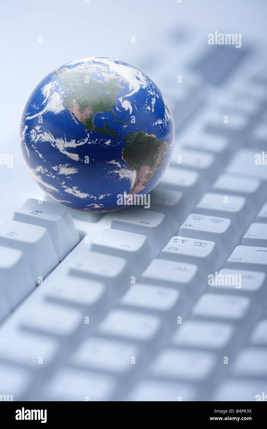 Globe With Keyboard