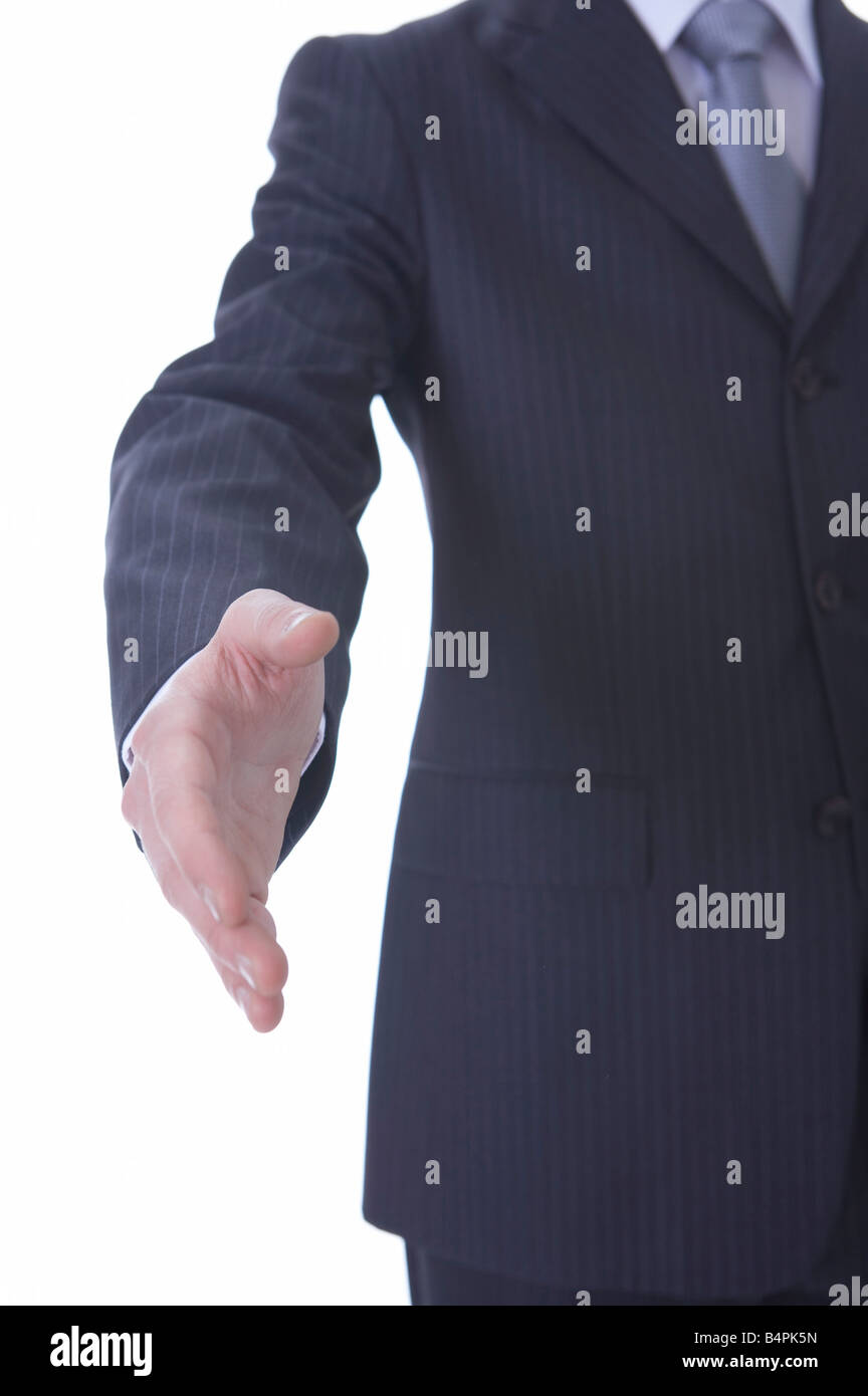 Man extending the hand at front hi-res stock photography and images - Alamy