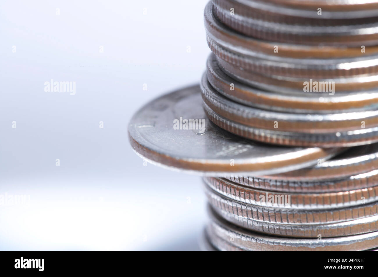 Shiny piled up coins hi-res stock photography and images - Alamy