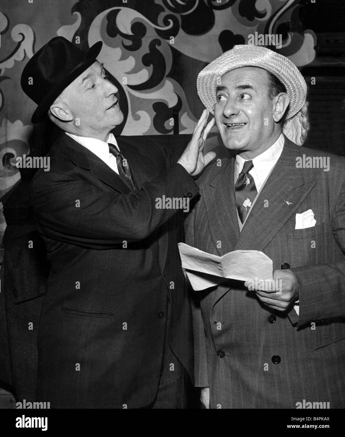 Comedians of the Crazy Gang Bud Flanagan and Chesney Allen November ...