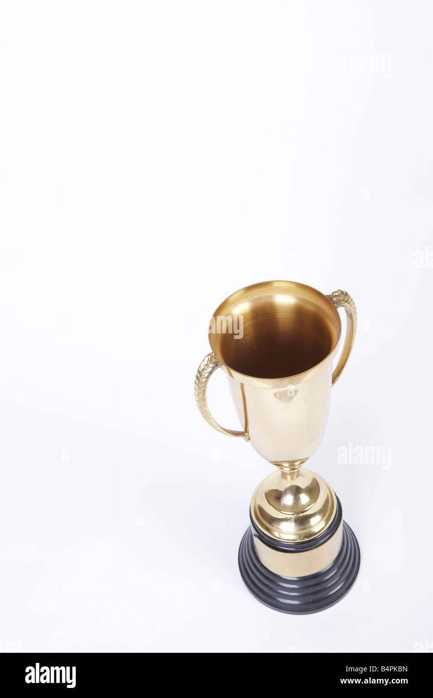 Trophy against white background, close-up Stock Photo - Alamy