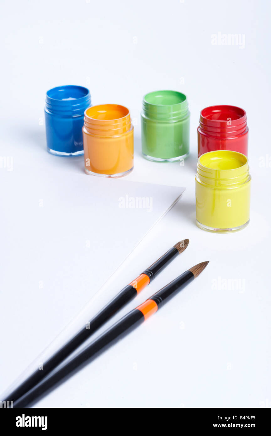 Close up man painting orange hi-res stock photography and images - Alamy