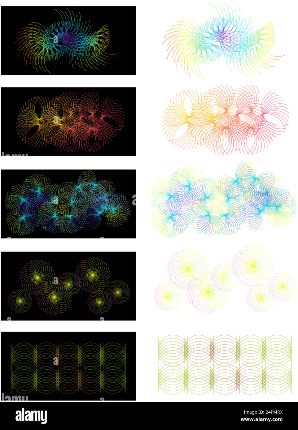Representation of circular designs Stock Photo - Alamy