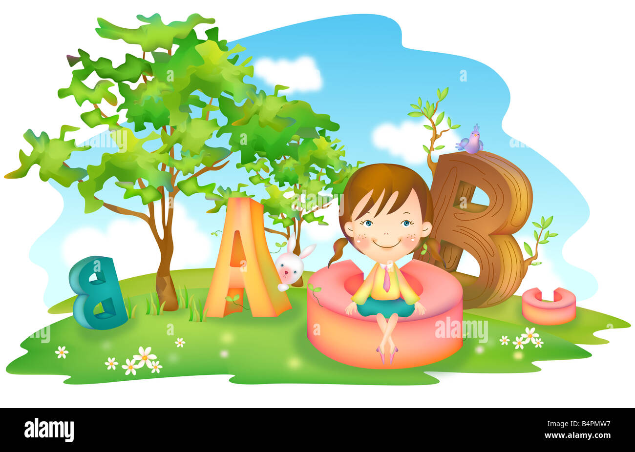 Representation of girl in uniform Stock Photo - Alamy